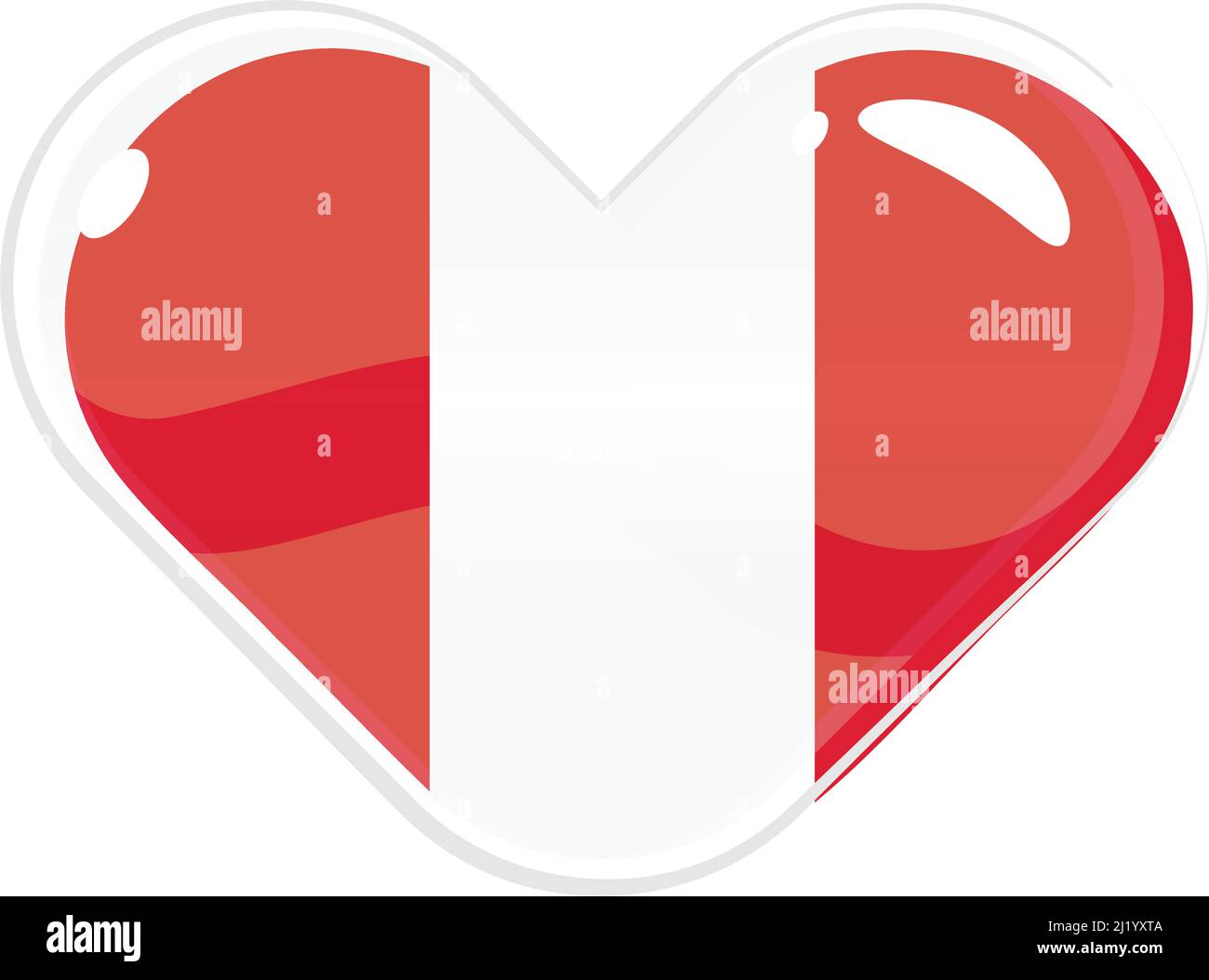 Love peru symbol heart flag hi-res stock photography and images - Alamy