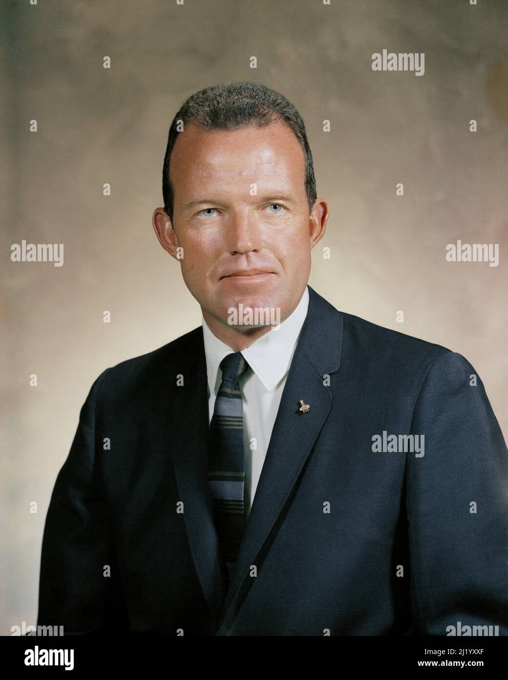 A portrait of Mercury Seven astronaut Gordon Cooper Stock Photo - Alamy