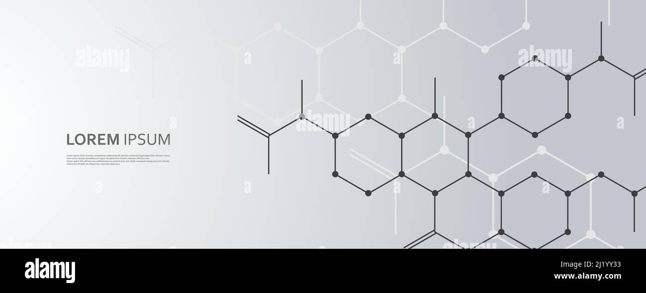 Vector background with connect hexagon pattern Stock Vector Image & Art ...