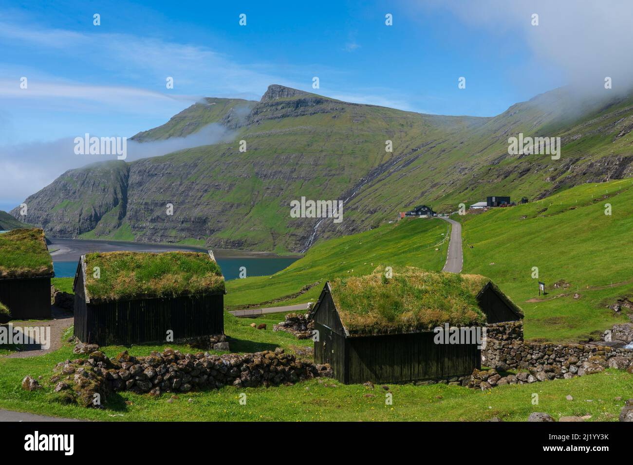 Village saksun faroe islands hi-res stock photography and images - Alamy