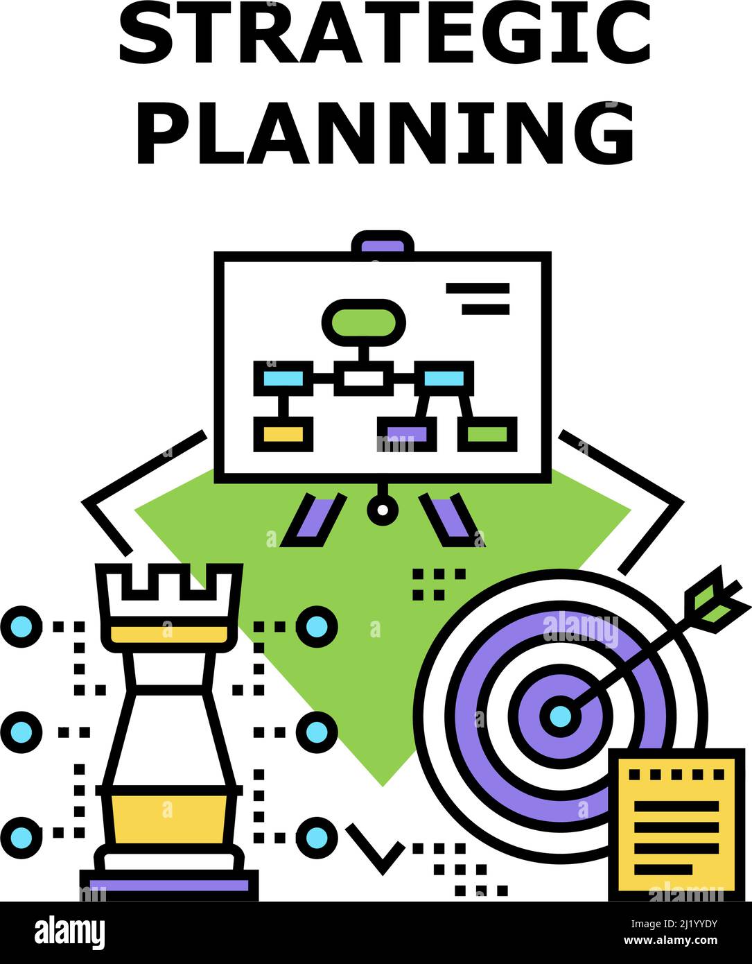 Strategic Planning Vector Concept Illustration Stock Vector Image & Art ...