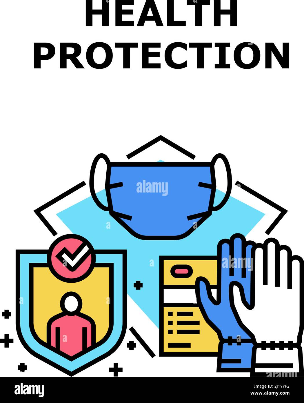 Health Protection Vector Concept Illustration Stock Vector Image & Art ...