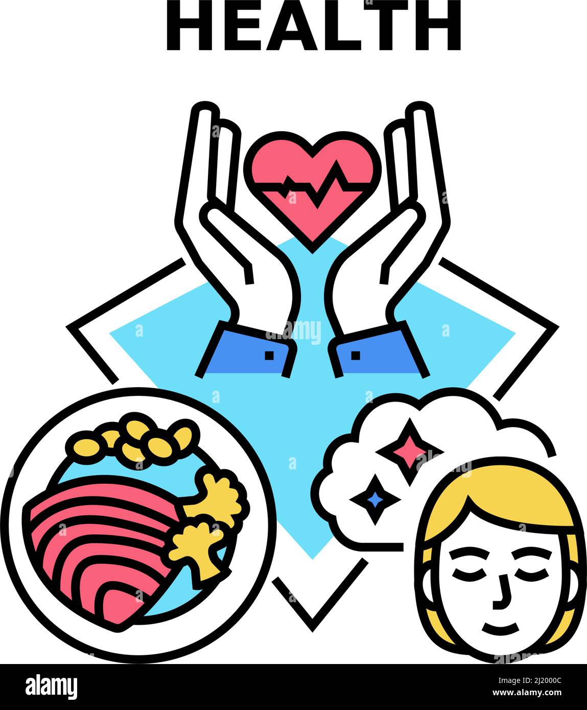 Health Procedure Vector Concept Color Illustration Stock Vector Image ...