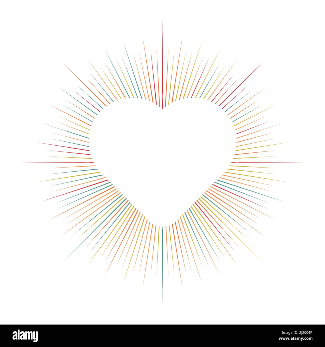 Shining heart artwork design. Editable, resizable, EPS 10, vector ...