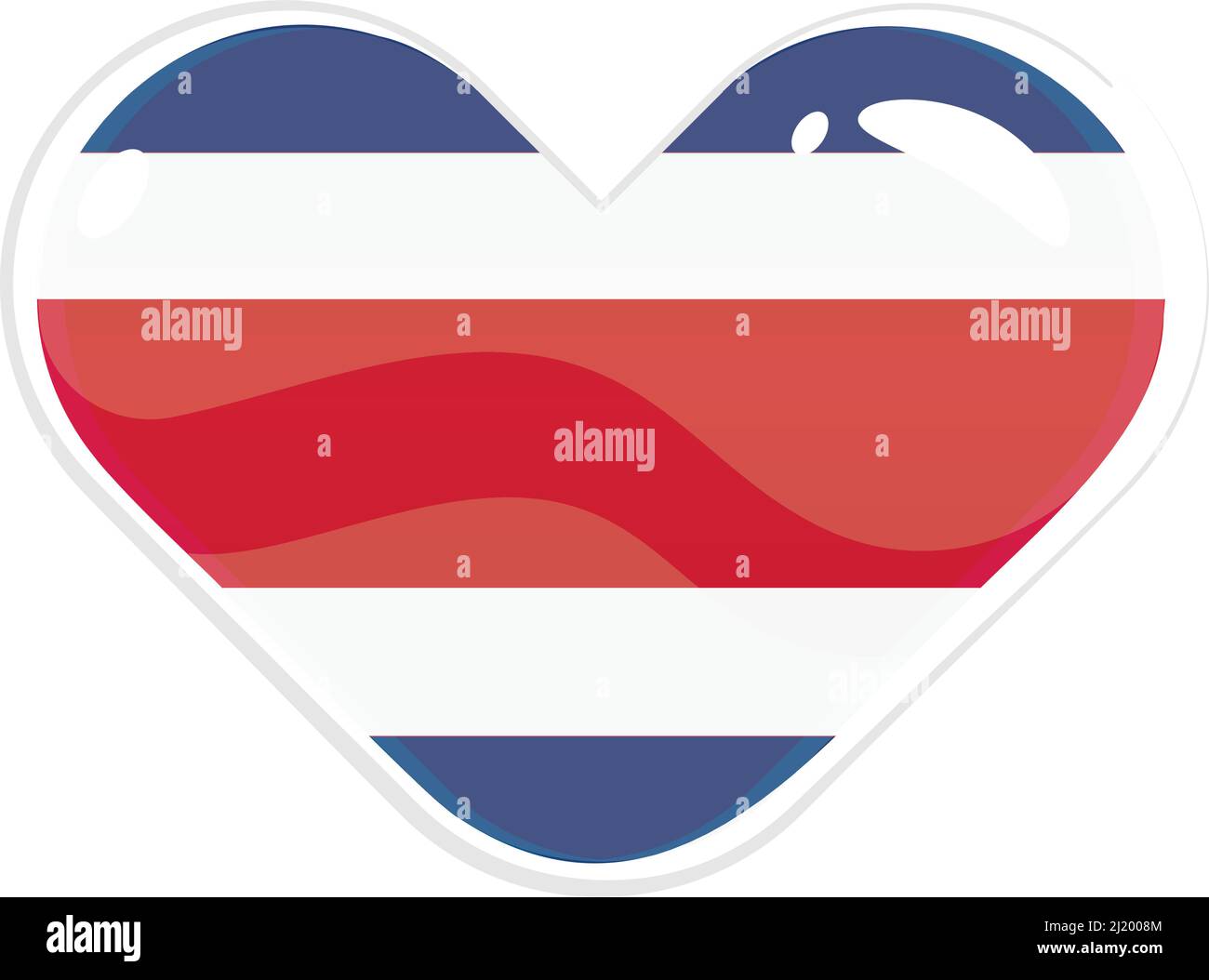 Love costa rica Stock Vector Images - Alamy