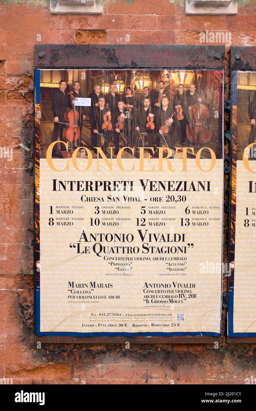 Vivaldi Concert Poster Vivaldi's The Four Seasons New Mexico