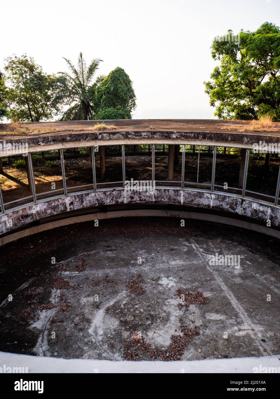 An abandoned hotel in Monrovia, Liberia Stock Photo - Alamy
