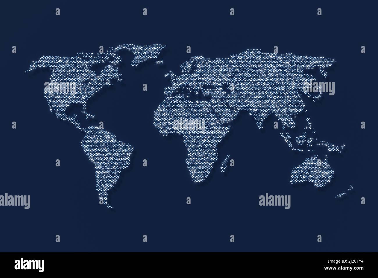 3d world map hi-res stock photography and images - Alamy