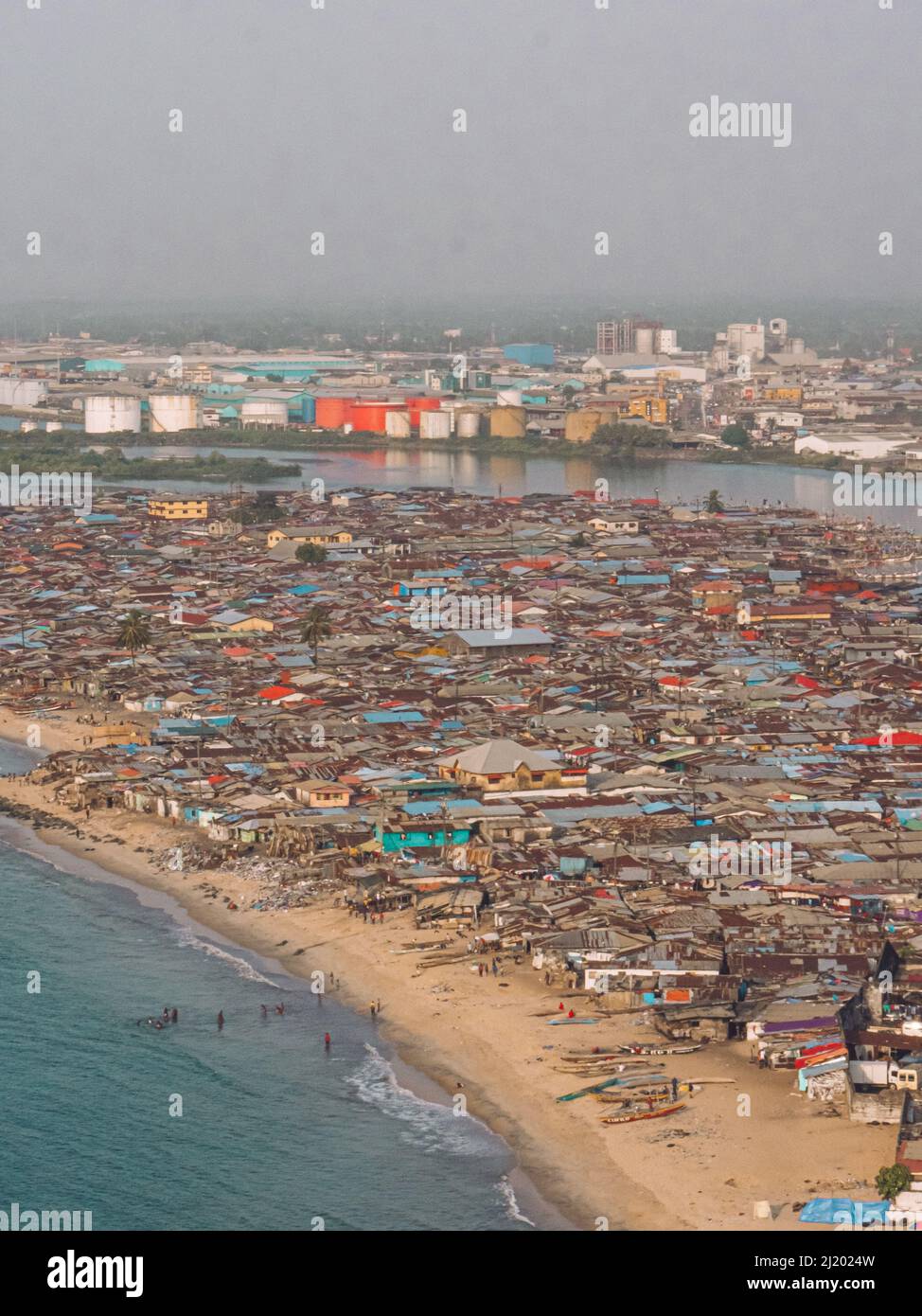 The cityscape of Monrovia, Liberia during the daytime Stock Photo - Alamy