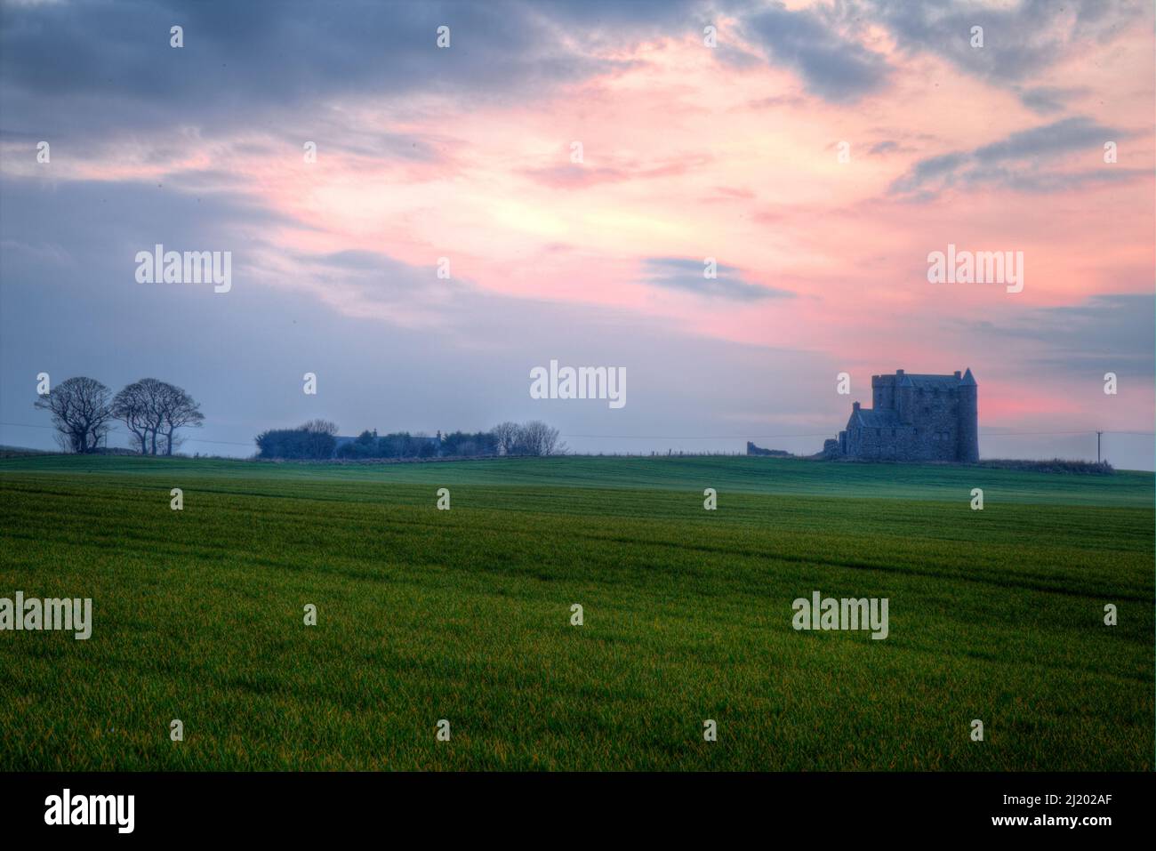 inchdrewer castle banff aberdeenshire scotland Stock Photo - Alamy