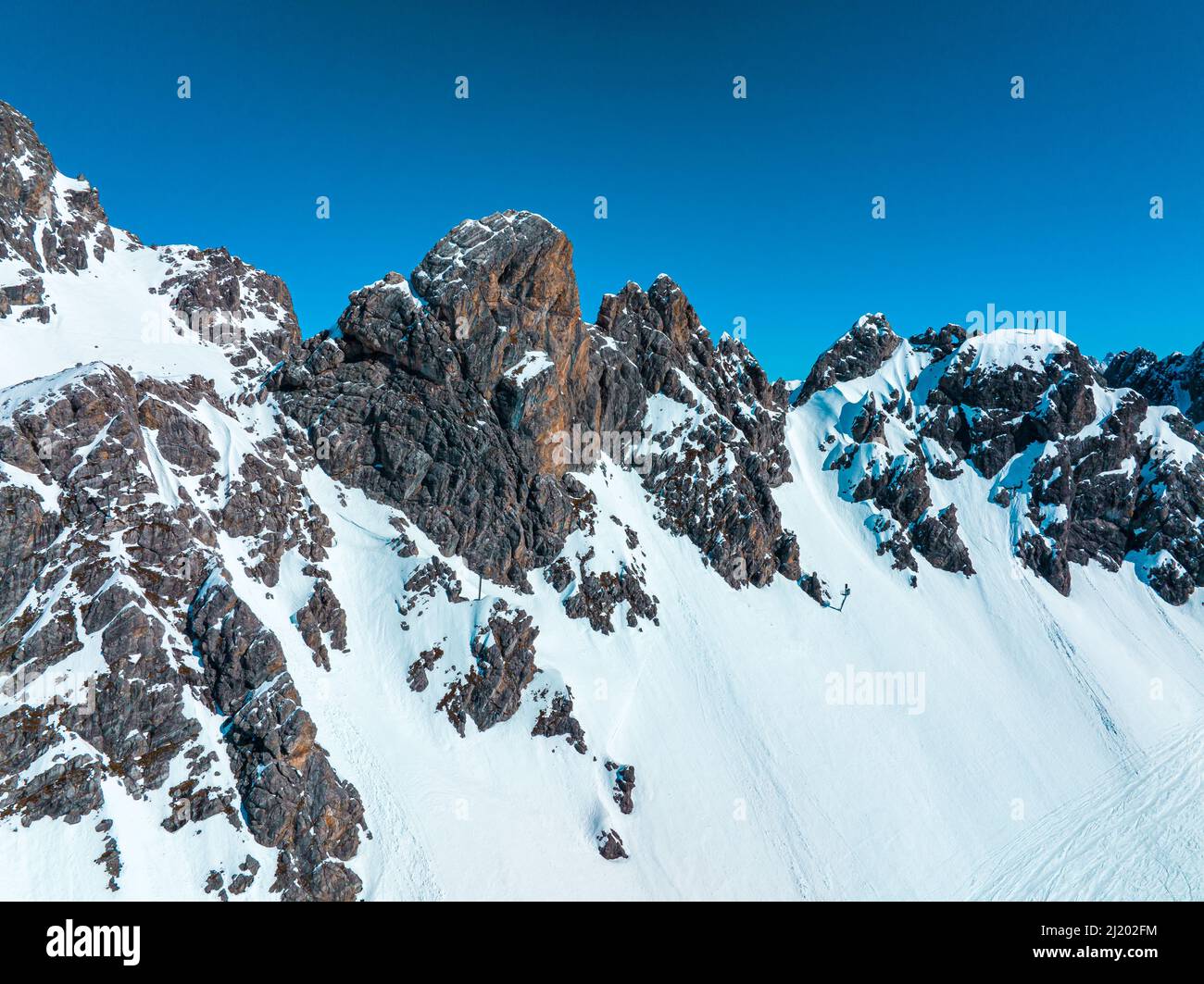Fantastic snow mountains landscape banner background from Alps Stock ...
