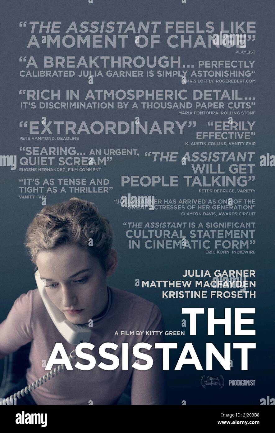 THE ASSISTANT, poster, Julia Garner, 2019. © Bleecker Street Media ...