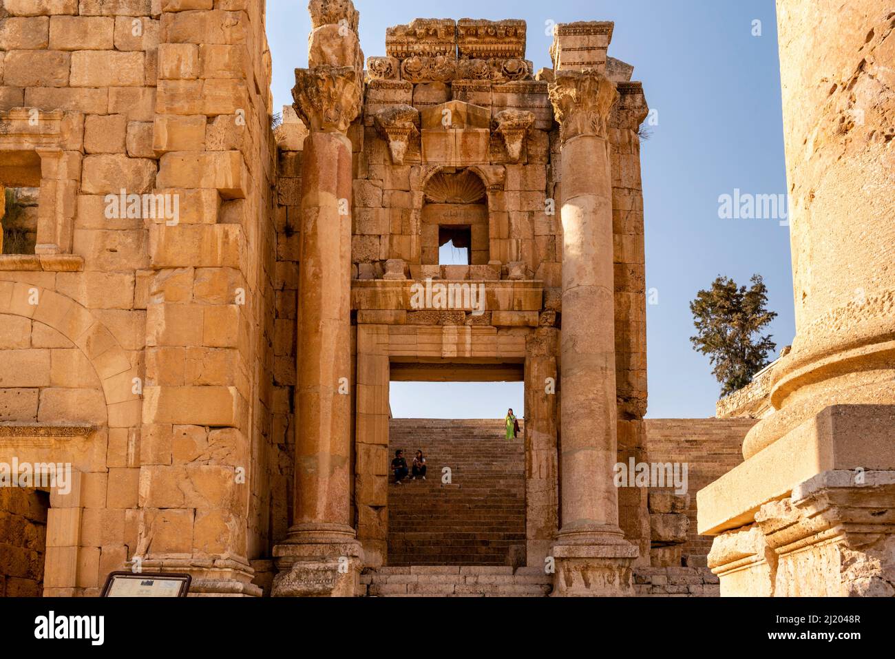The Roman Ruins Of Jerash, Jerash, Jordan Stock Photo - Alamy