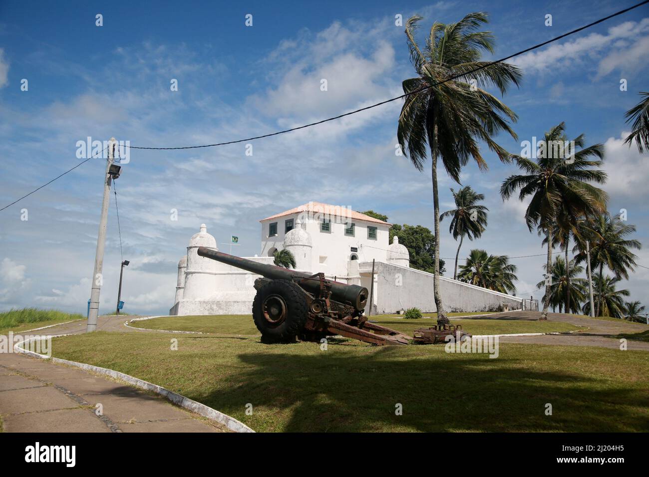 salvador, bahia, brazil - march 28, 2022: view of the Monte Serrat Fort ...