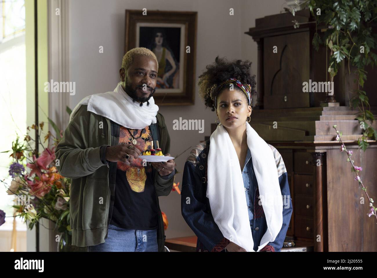 ATLANTA, from left: LaKeith Stanfield, Zazie Beetz, 'Sinterklaas is ...