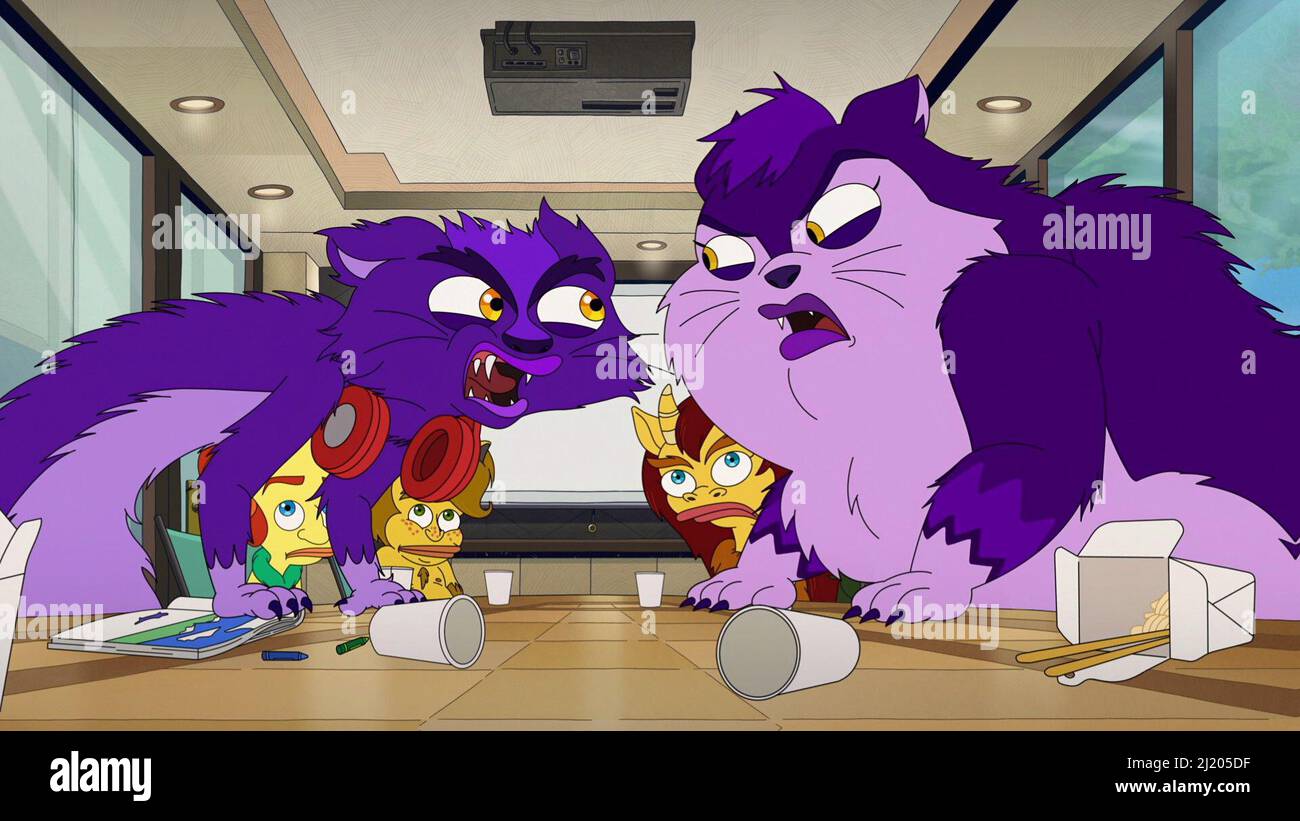 HUMAN RESOURCES, from left: Cat Stevens (voice James III), Flanny the ...