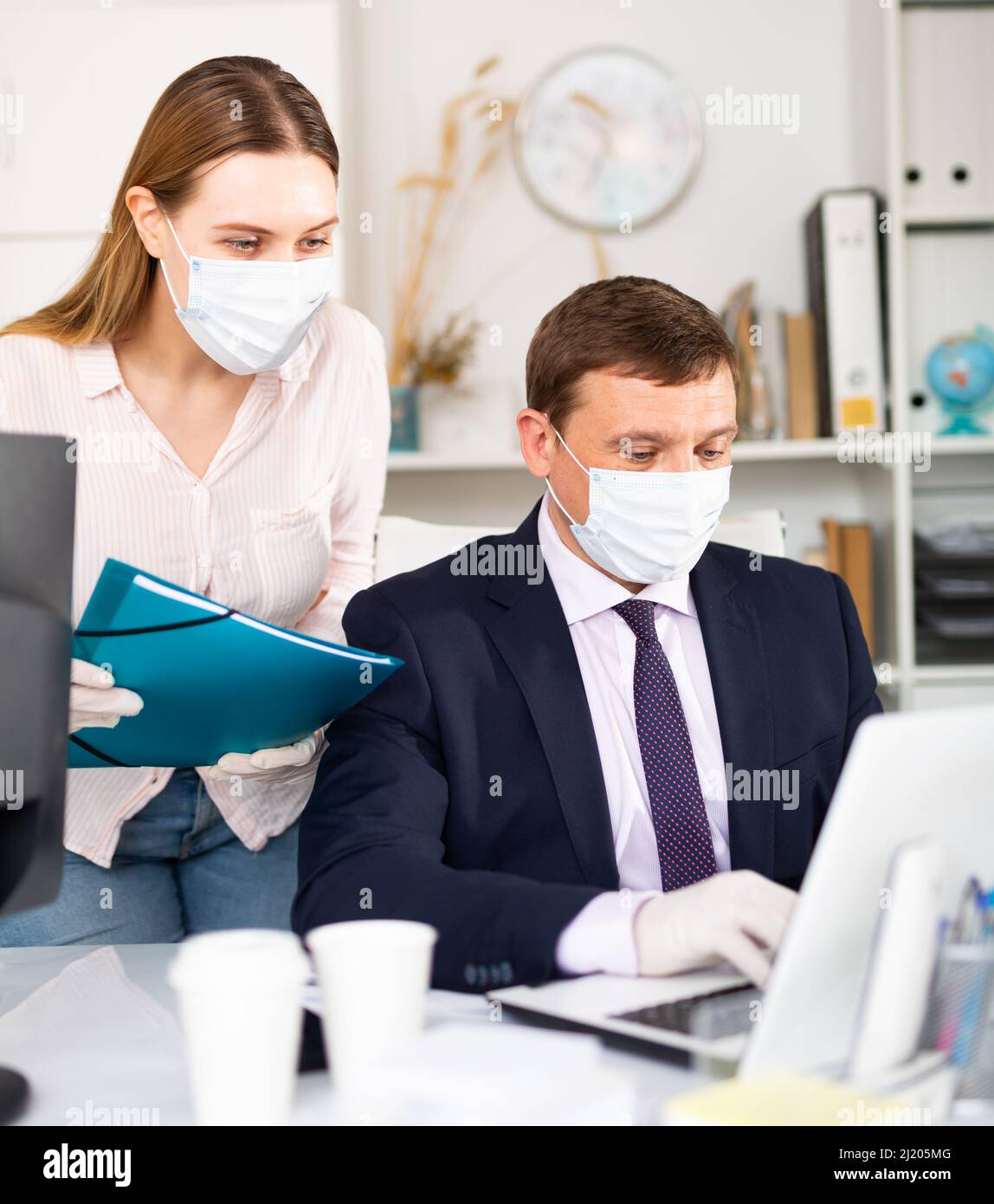 Male director gives instructions hi-res stock photography and images ...