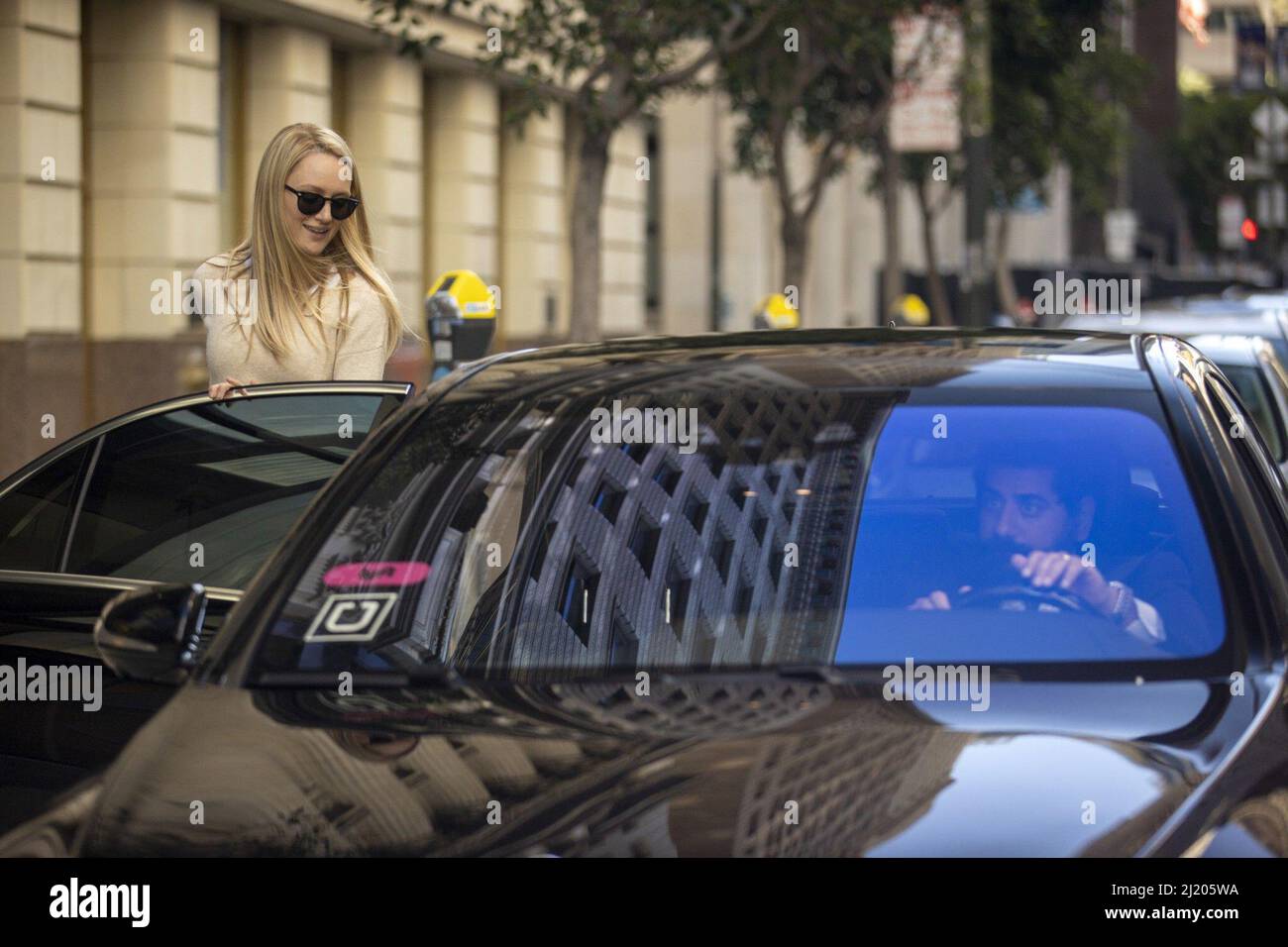 SUPER PUMPED: THE BATTLE FOR UBER, from left: Kerry Bishe as Austin ...
