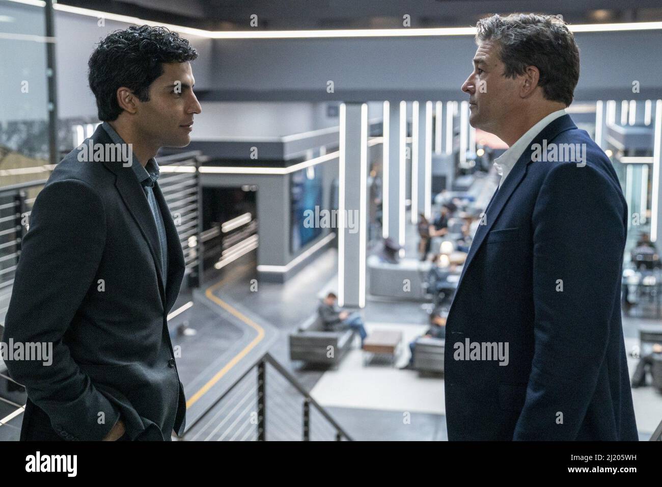 SUPER PUMPED: THE BATTLE FOR UBER, from left: Babak Tafti as Emil ...