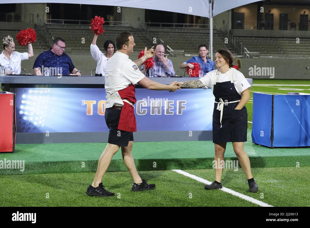 TOP CHEF, from left: judge Brooke Williamson, judge Chris Shepherd ...