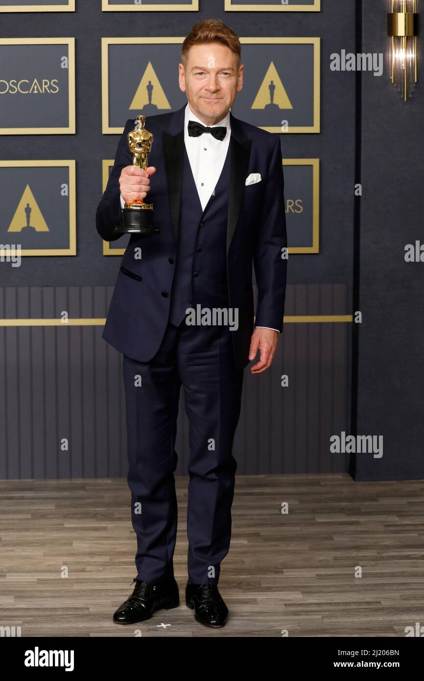 LOS ANGELES - MAR 27: Kenneth Branagh at the 94th Academy Awards at ...