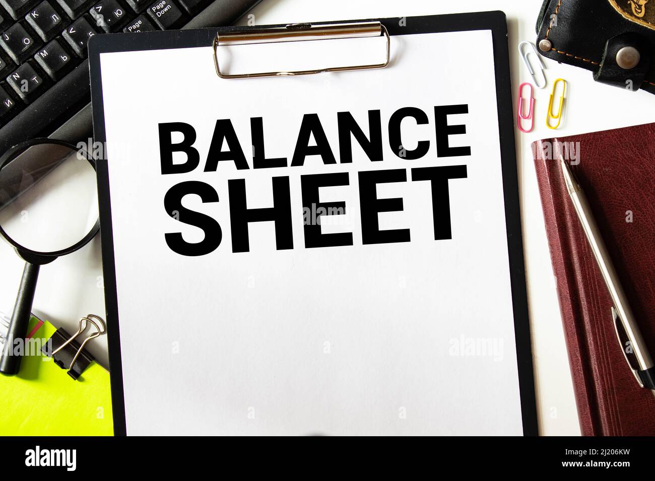 Word writing text Balance Sheet. Business concept for financial ...