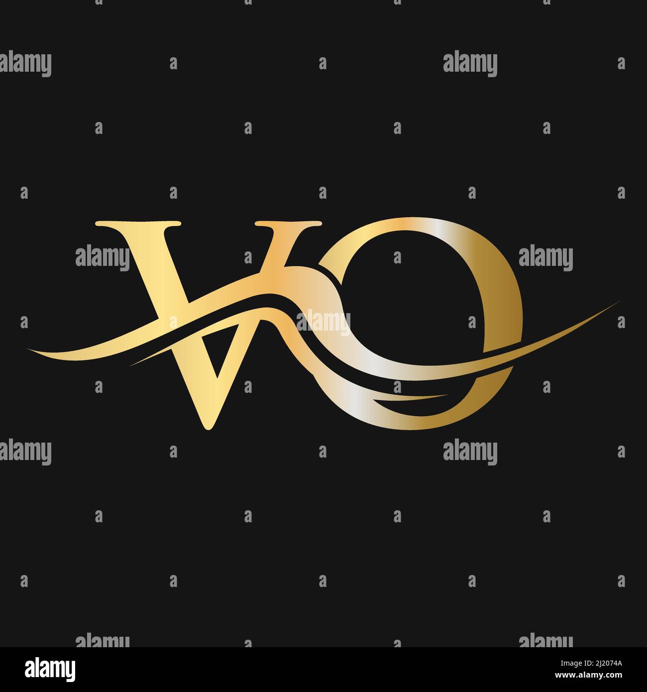 Vo logo design hi-res stock photography and images - Alamy