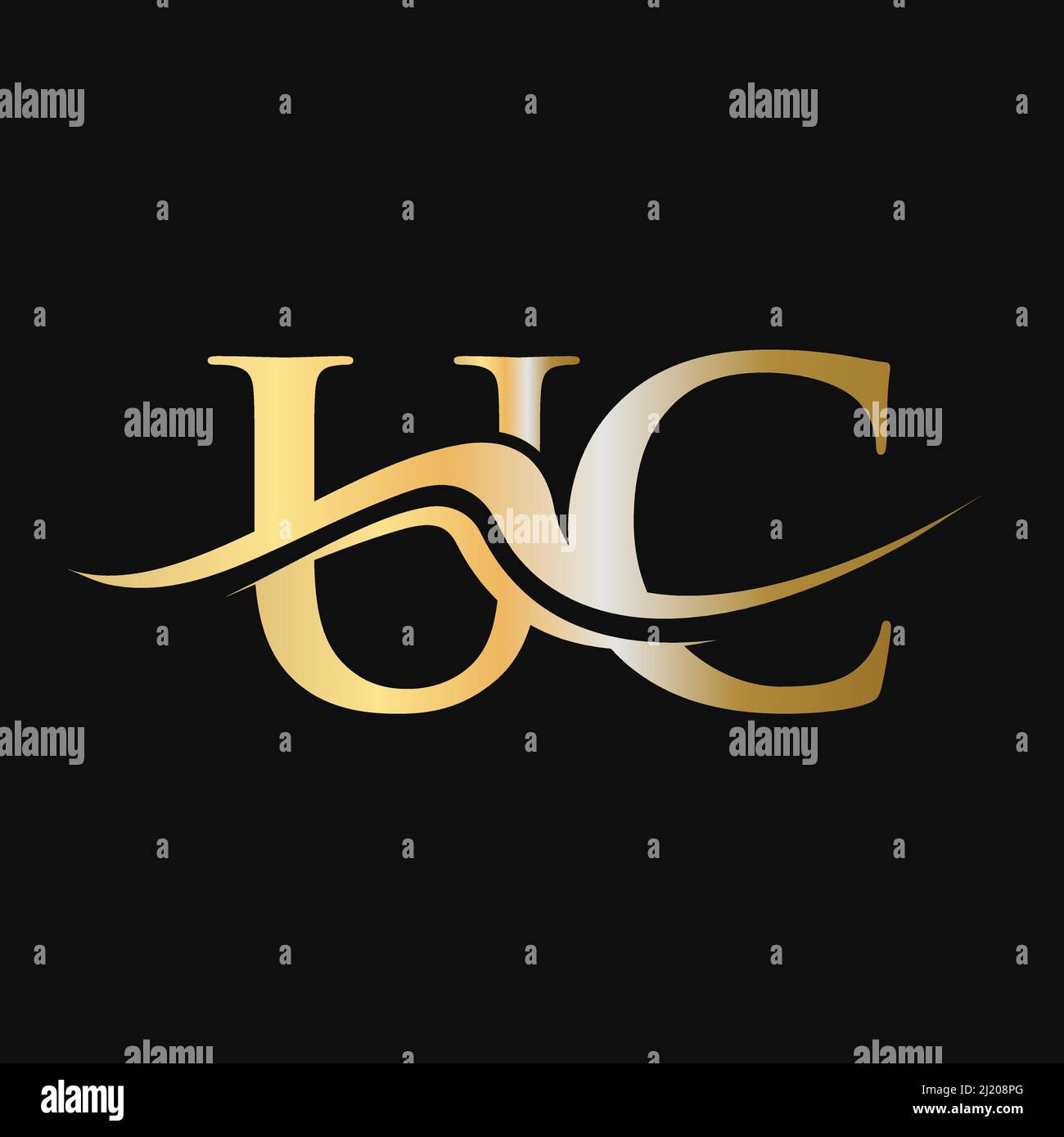 Letter UC Logo Design. Initial UC Logotype Template For Business And ...