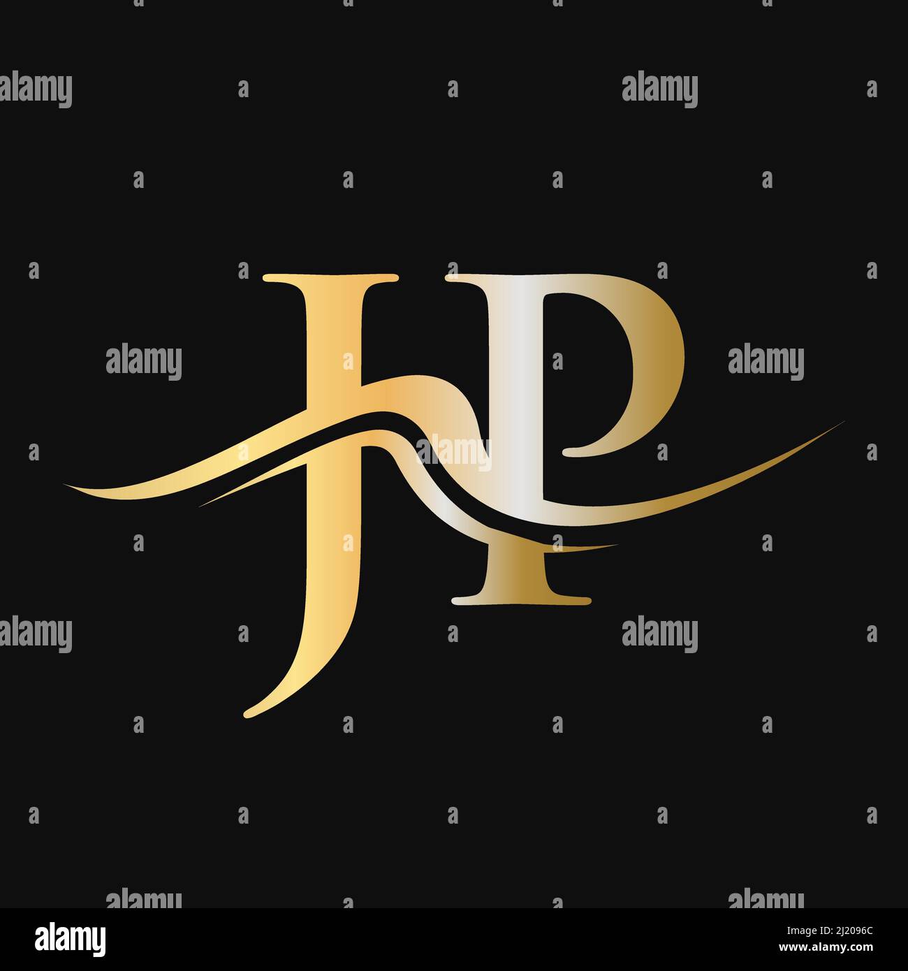 Letter jp logo hi-res stock photography and images - Alamy