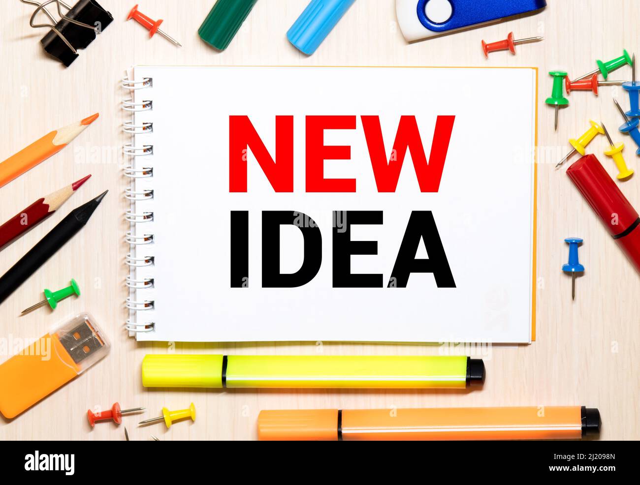 New idea word hi-res stock photography and images - Alamy