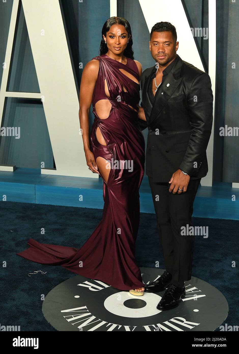 Beverly Hills, USA. 27th Mar, 2022. Ciara, Russell Wilson attend the ...