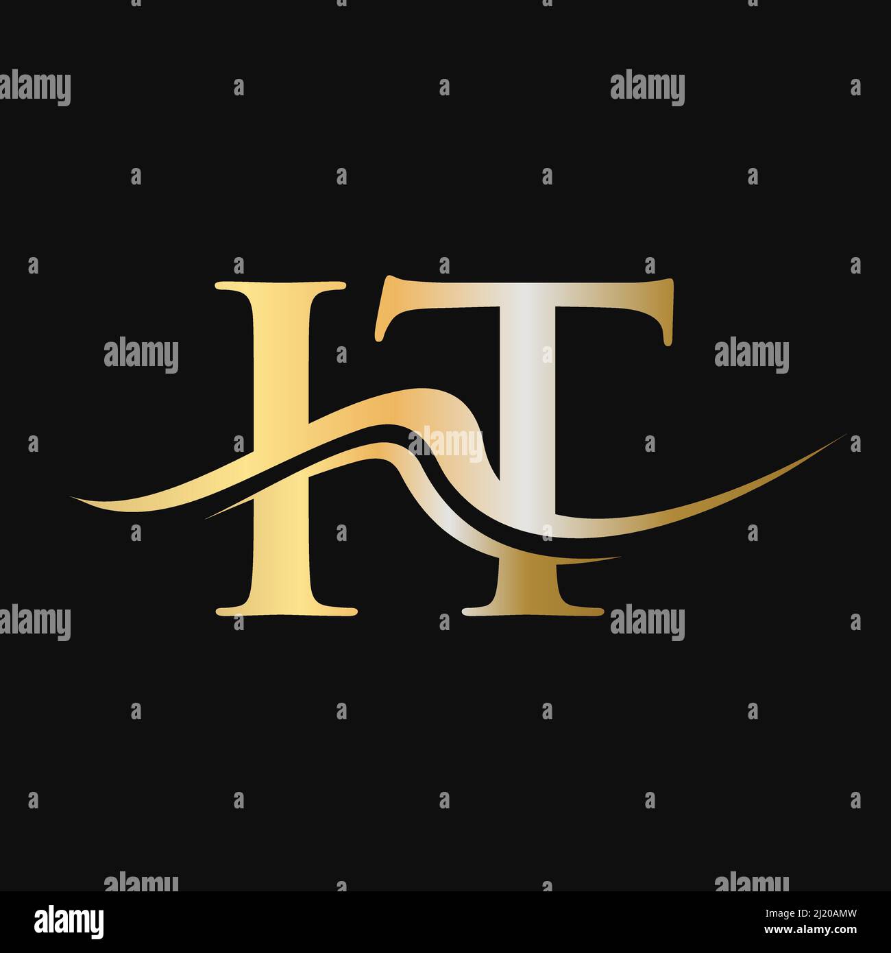 Letter IT Logo Design. Initial IT Logotype Template For Business And ...