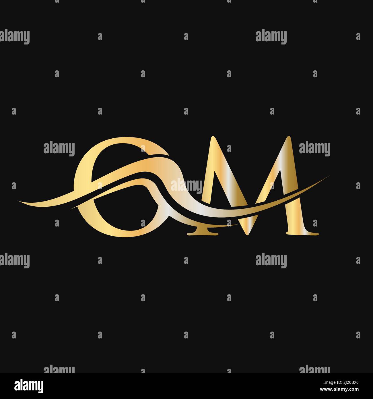 Om logo Stock Vector Images - Alamy
