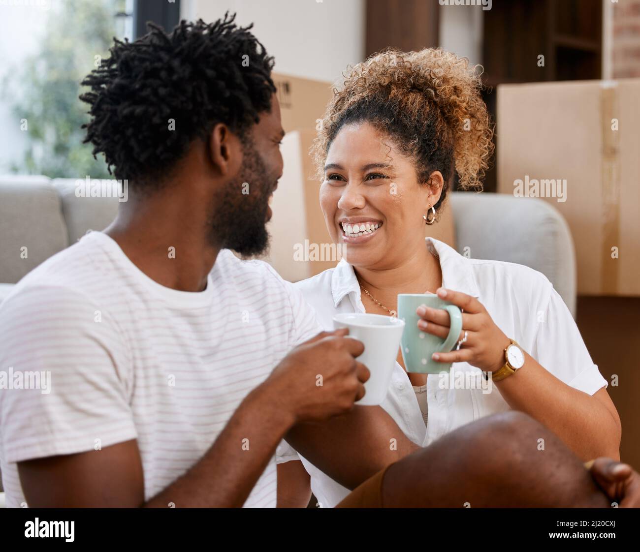The prospect of going home is very appealing. Shot of a couple drinking ...