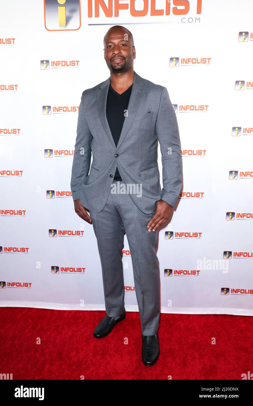 West Hollywood, California, USA. 24th March, 2022. Erik Bernard attending the InfoList Pre-Oscar ...