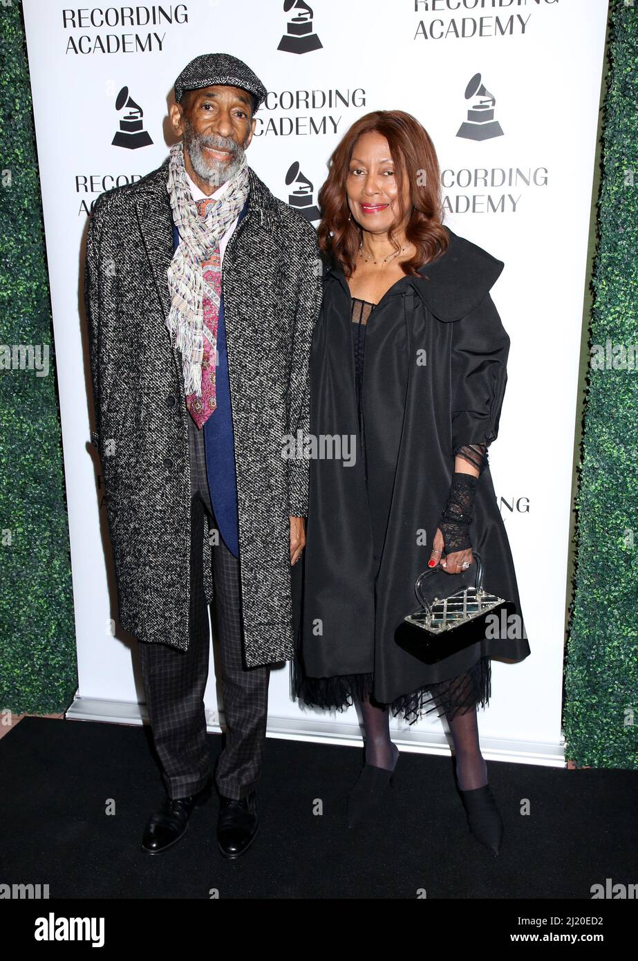 New York City, USA. 28th Mar, 2022. Ron Carter and Quintell Williams ...