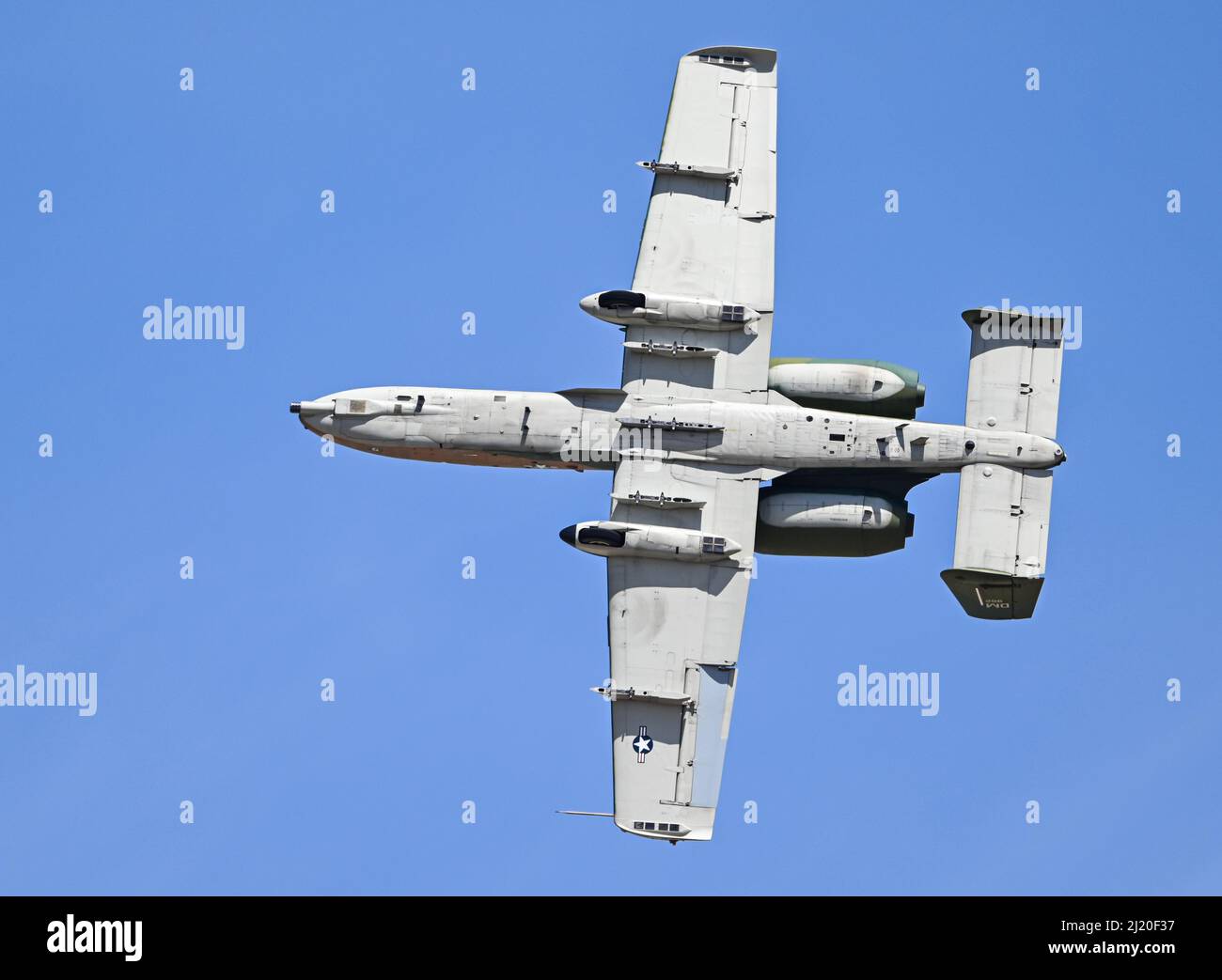 An A-10C Thunderbolt a part of the A-10 Demonstration Team performs an ...