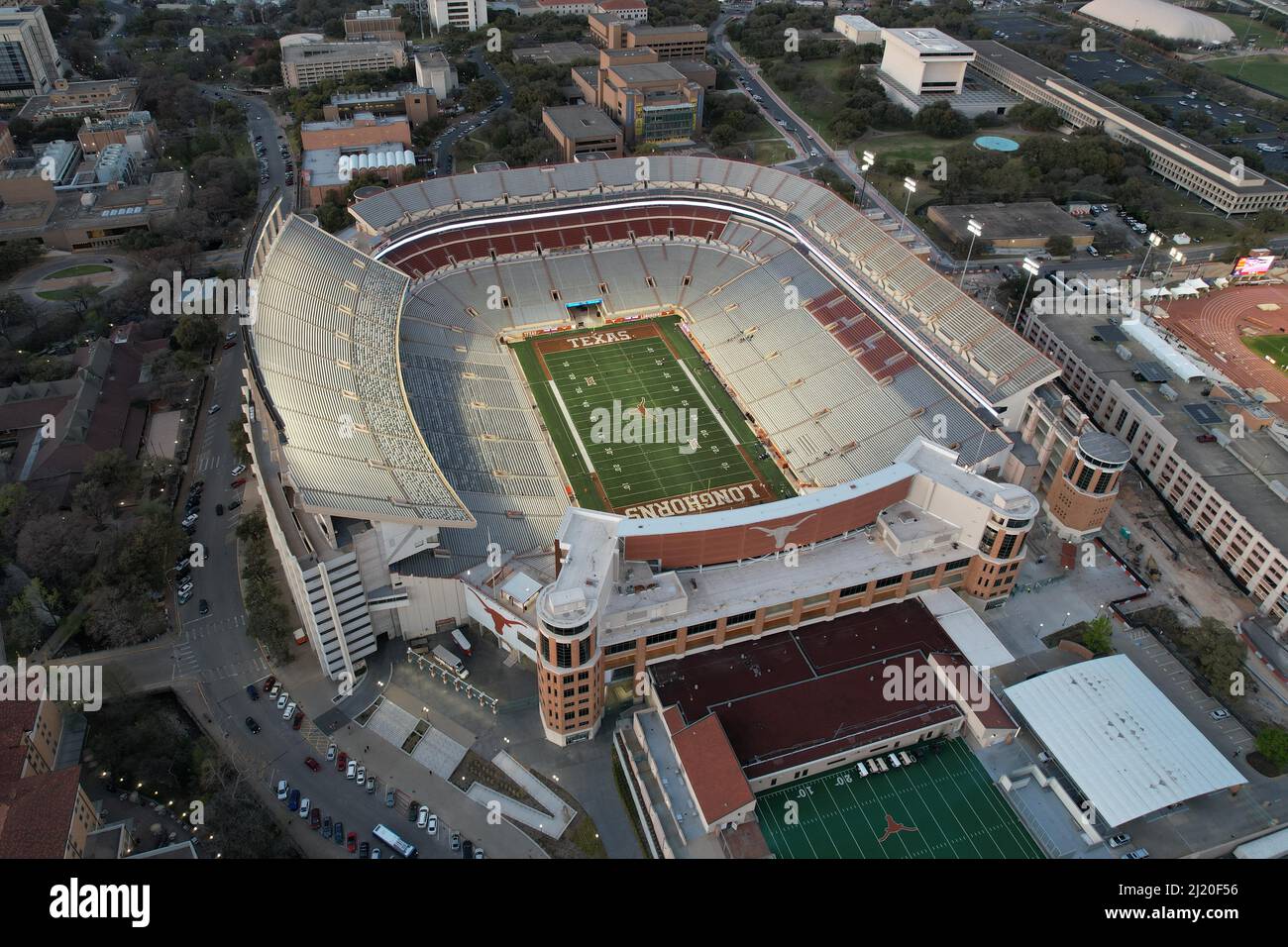 Austin, United States. 24th Mar, 2022. An aerial view of Darrell K ...