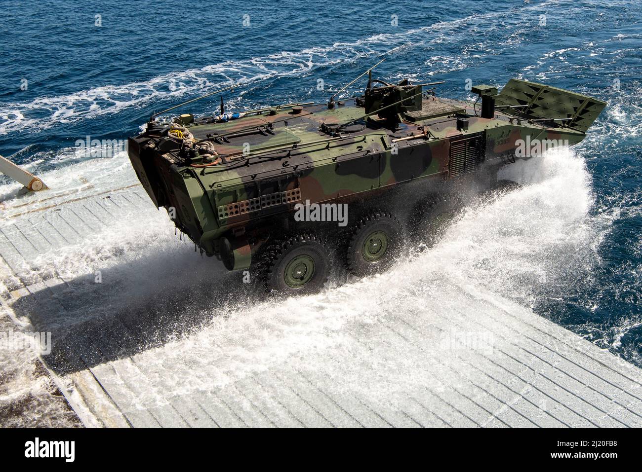 An Amphibious Combat Vehicle (ACV) with the 3rd Assault Amphibian ...