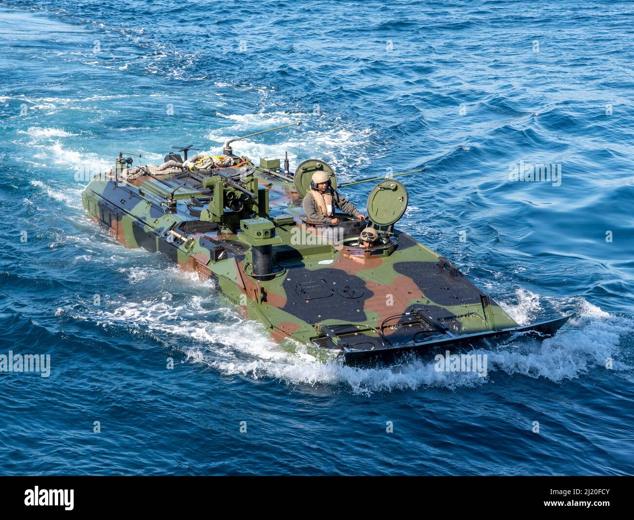 U.S. Marines assigned to the 3rd Assault Amphibian Battalion, 1st ...