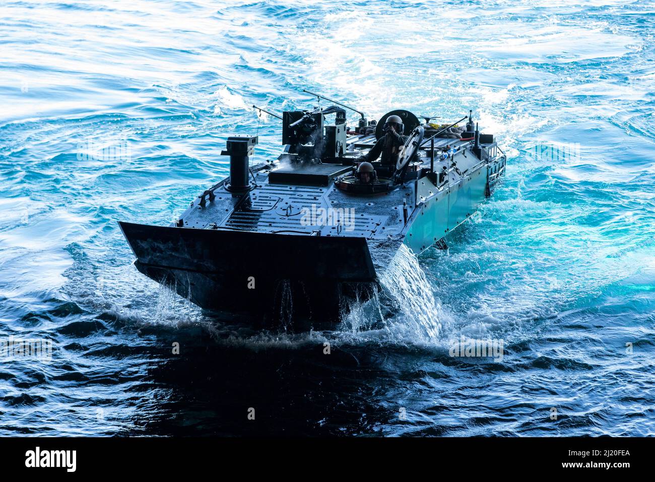 An Amphibious Combat Vehicle (ACV) with the 3rd Assault Amphibian ...