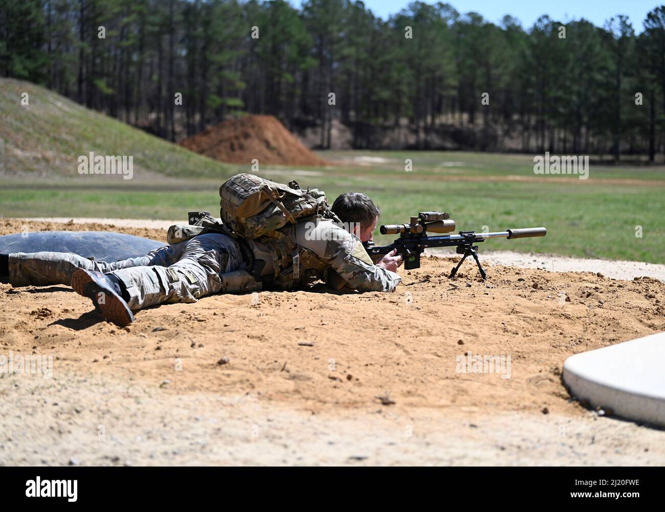 A competitor in the United States Army Special Operations Command ...
