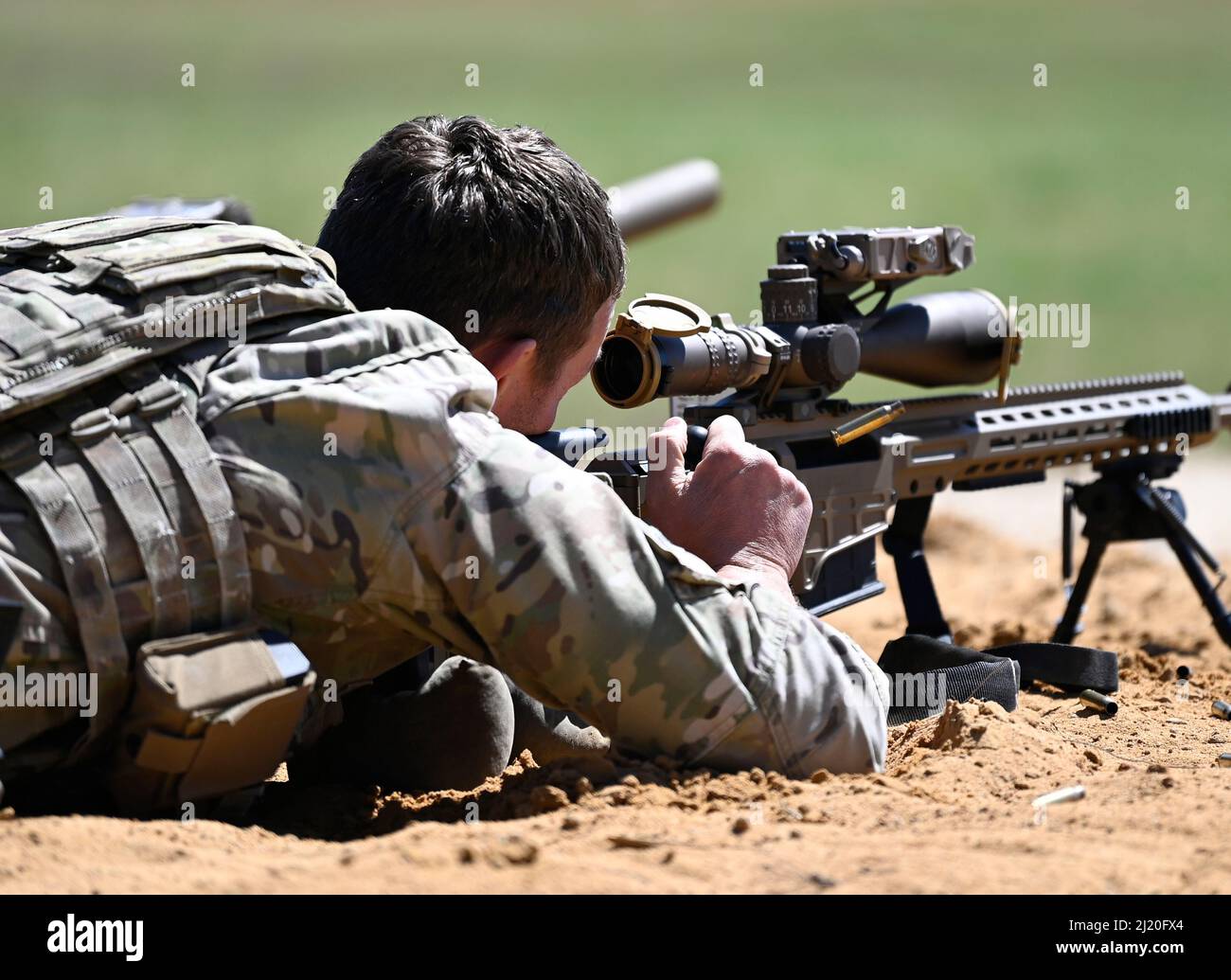 A competitor in the United States Army Special Operations Command ...