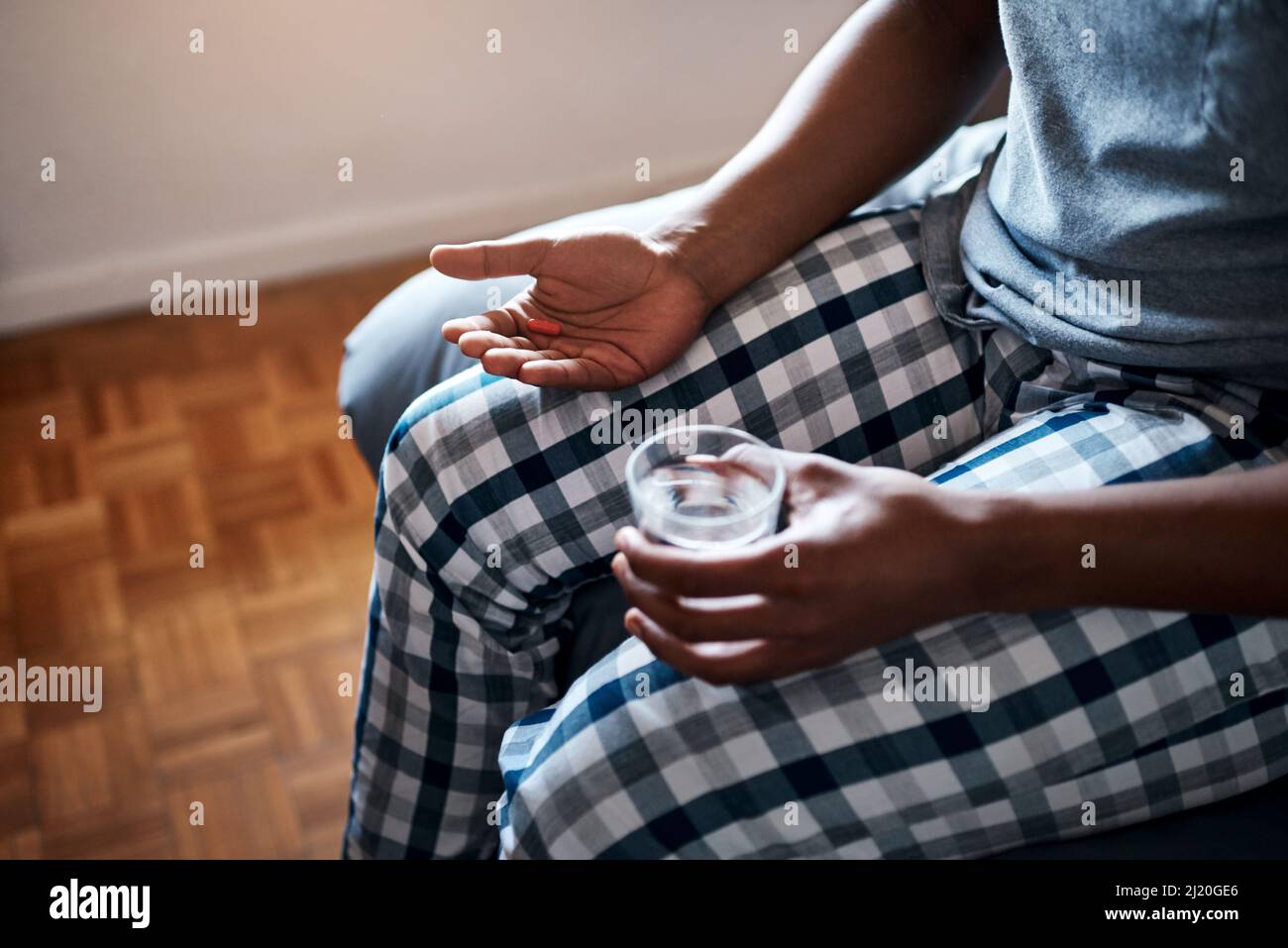 I need medication to get rid of this flu. Cropped shot of an ...