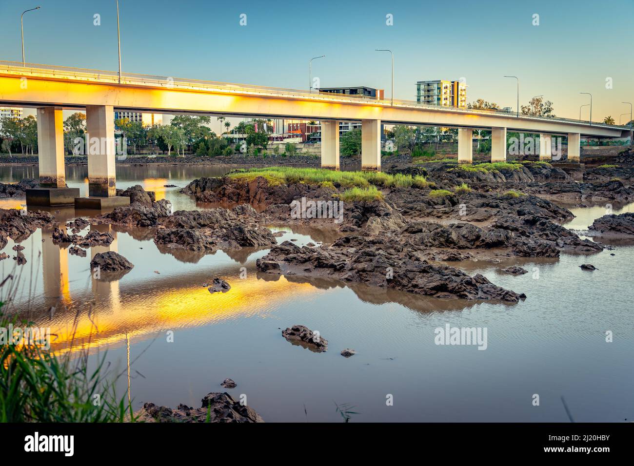 Rockhampton, Queensland, Australia - Neville Hewitt bridge across the ...
