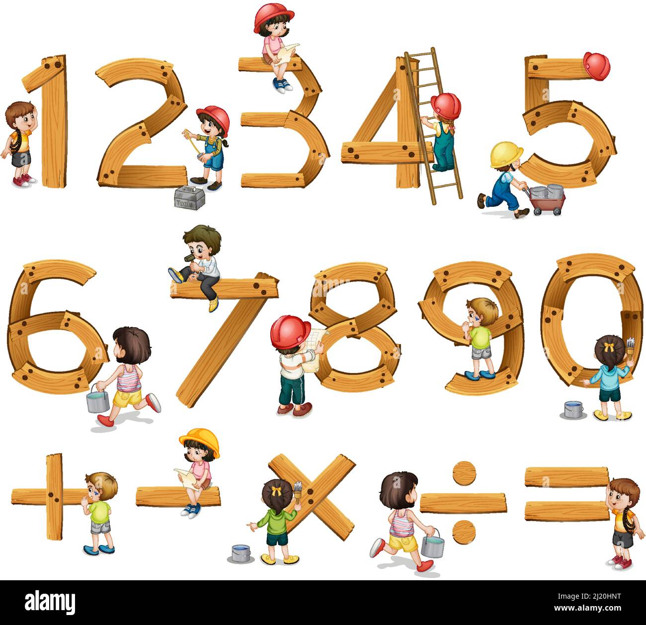 Kids Doing Math Clipart Kids Doing Math Clip Art | TPT