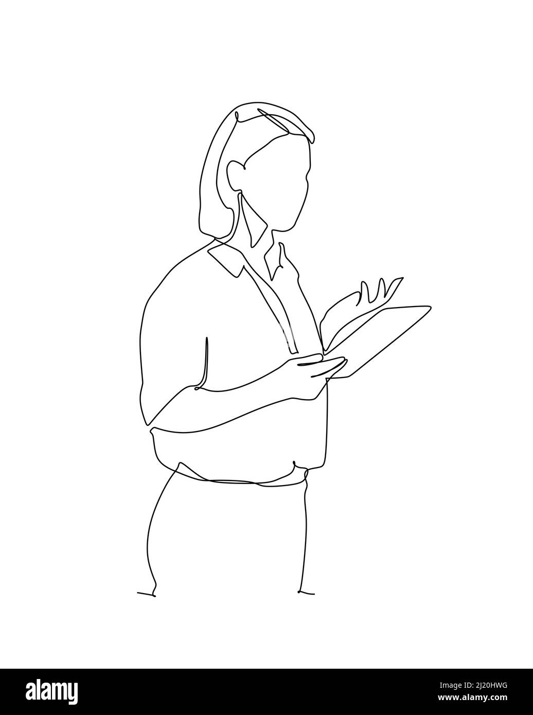 One continuous line happy Stock Vector Images - Alamy