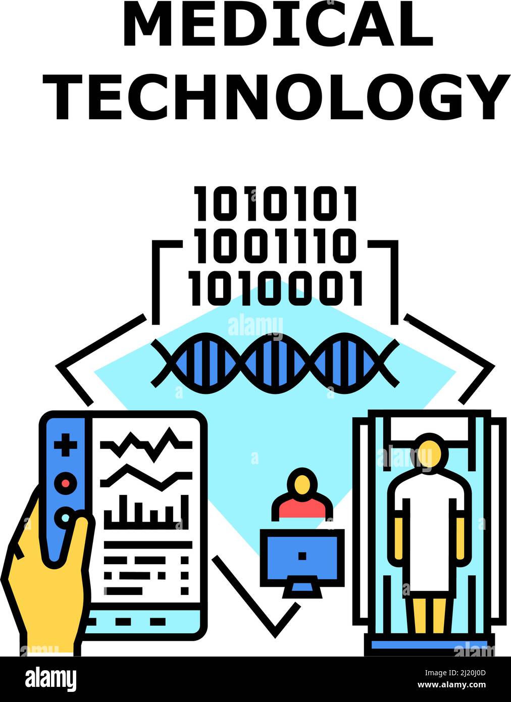 Medical Technology Vector Concept Illustration Stock Vector Image & Art ...