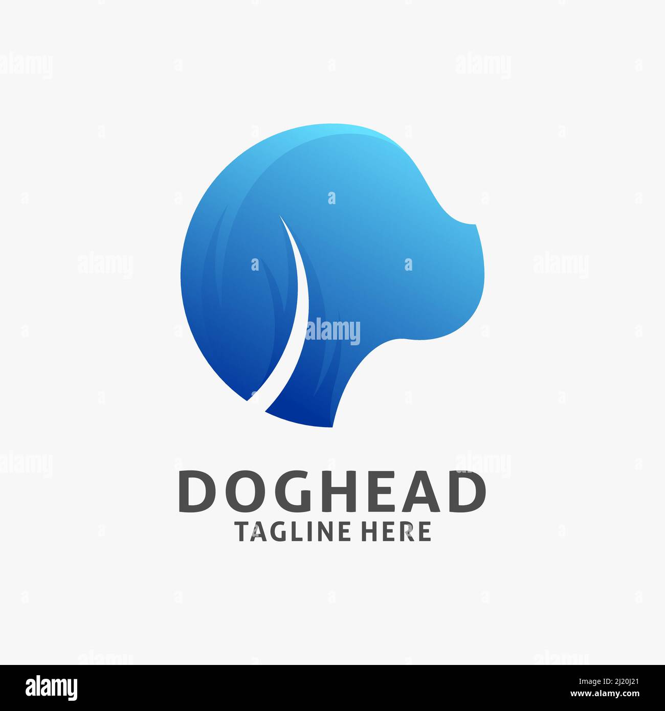 Dog head in geometric Stock Vector Images - Alamy