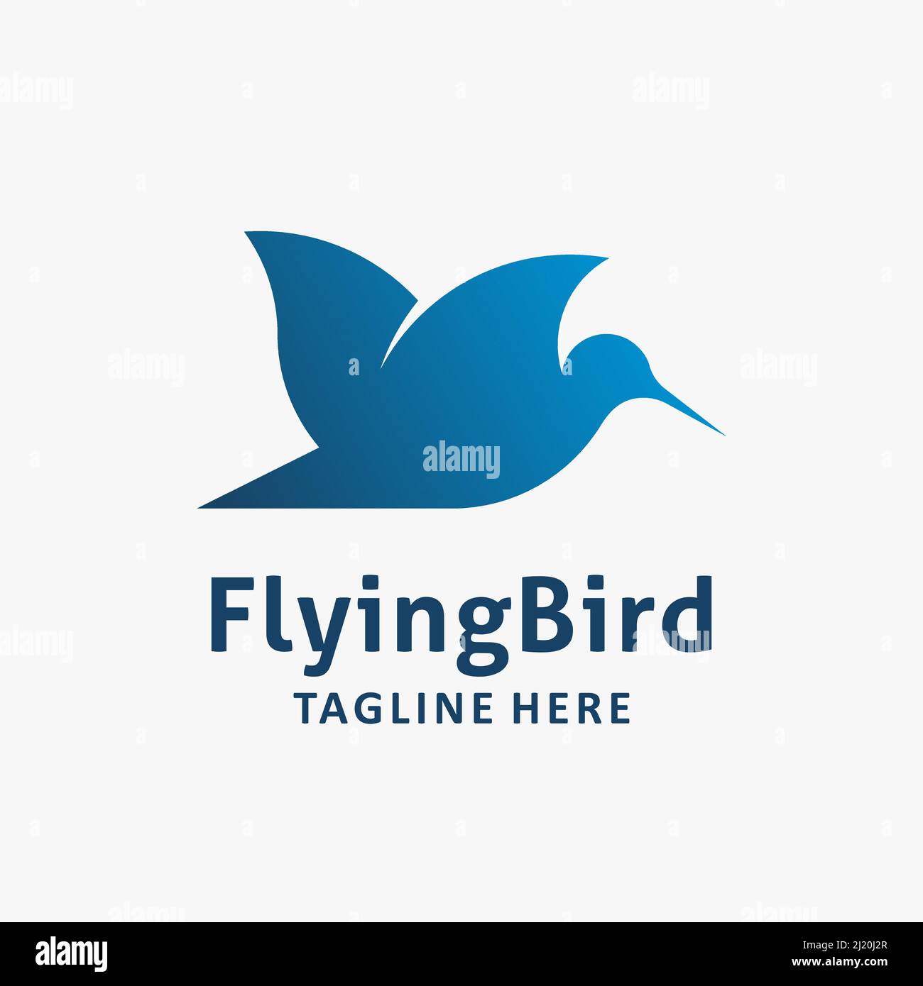 Flying pigeon logo hi-res stock photography and images - Alamy